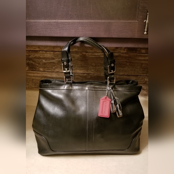 Coach | Bags | Coach Hampton Gorgeous Carryall Xl G5s538 Leather Tote ...